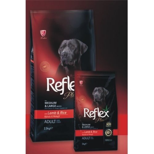 REFLEX PLUS MEDIUM LARGE BREED ADULT DOG FOOD LAMB AND RICE - Pets empire